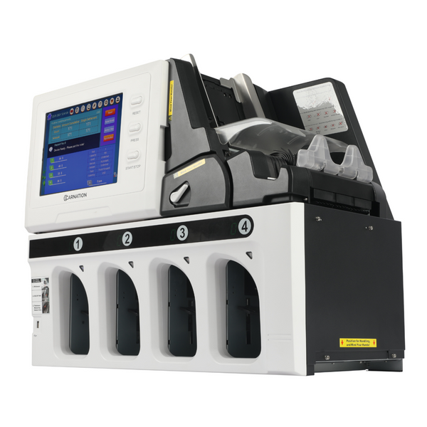 FedPro CR5000 5-Pocket High-Efficiency Banknote Fitness Sorter ...